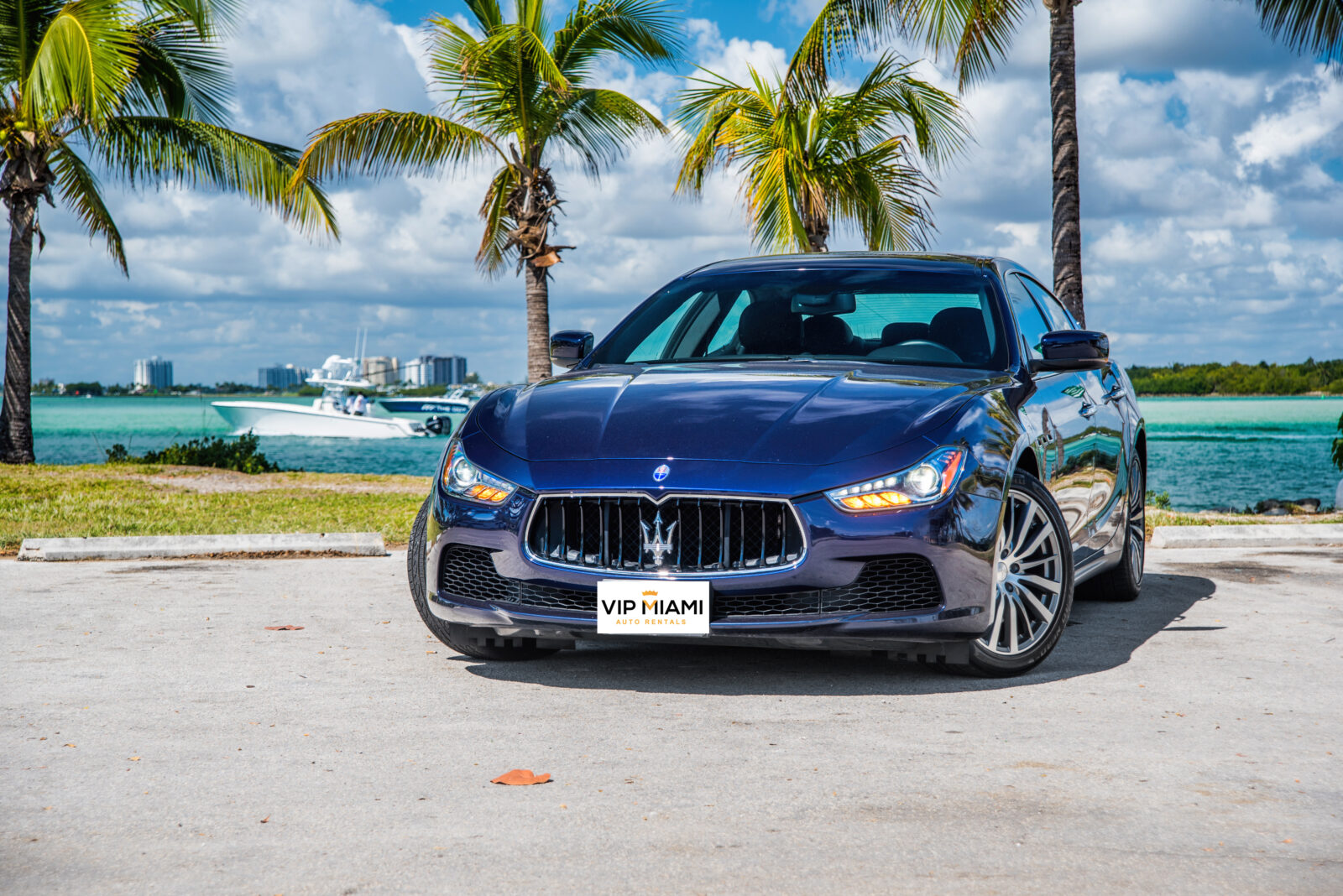 Maserati Ghibli Blue - Vip Miami Auto